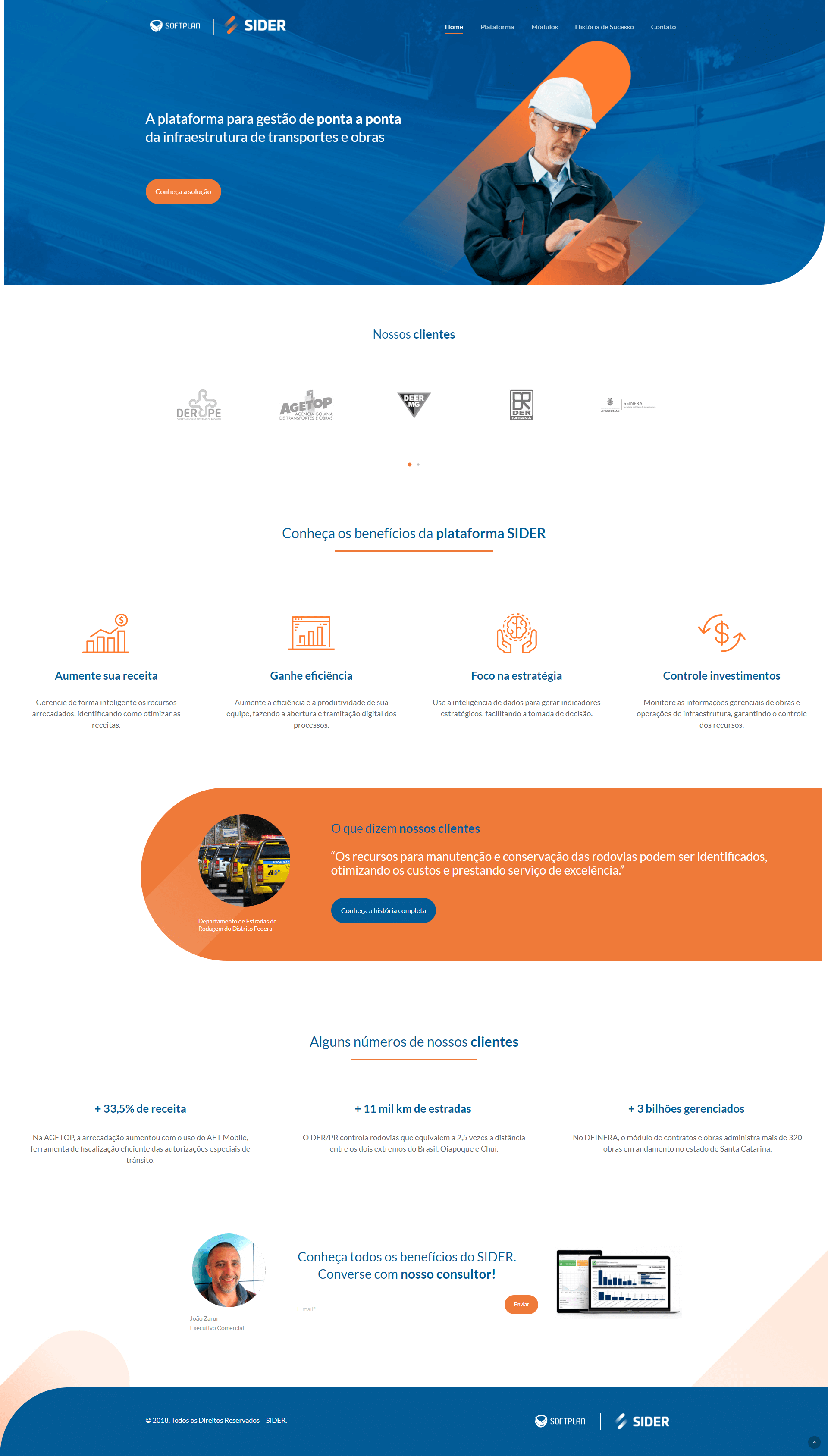 SIDER Softplan - programação site - Rafael Moura - Web Designer