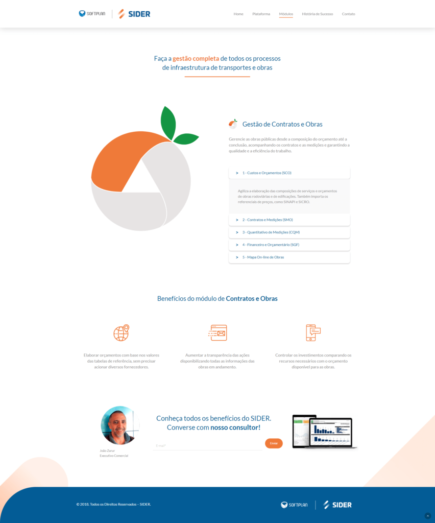 SIDER Softplan - programação site - Rafael Moura - Web Designer